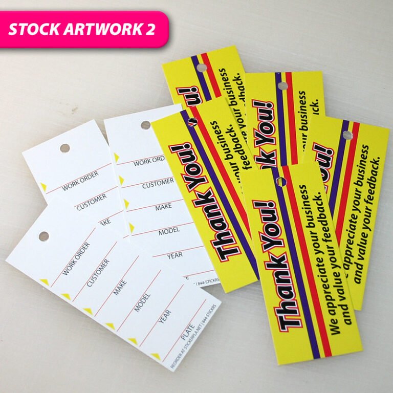 Work Order Key Tags - StickerPla.net